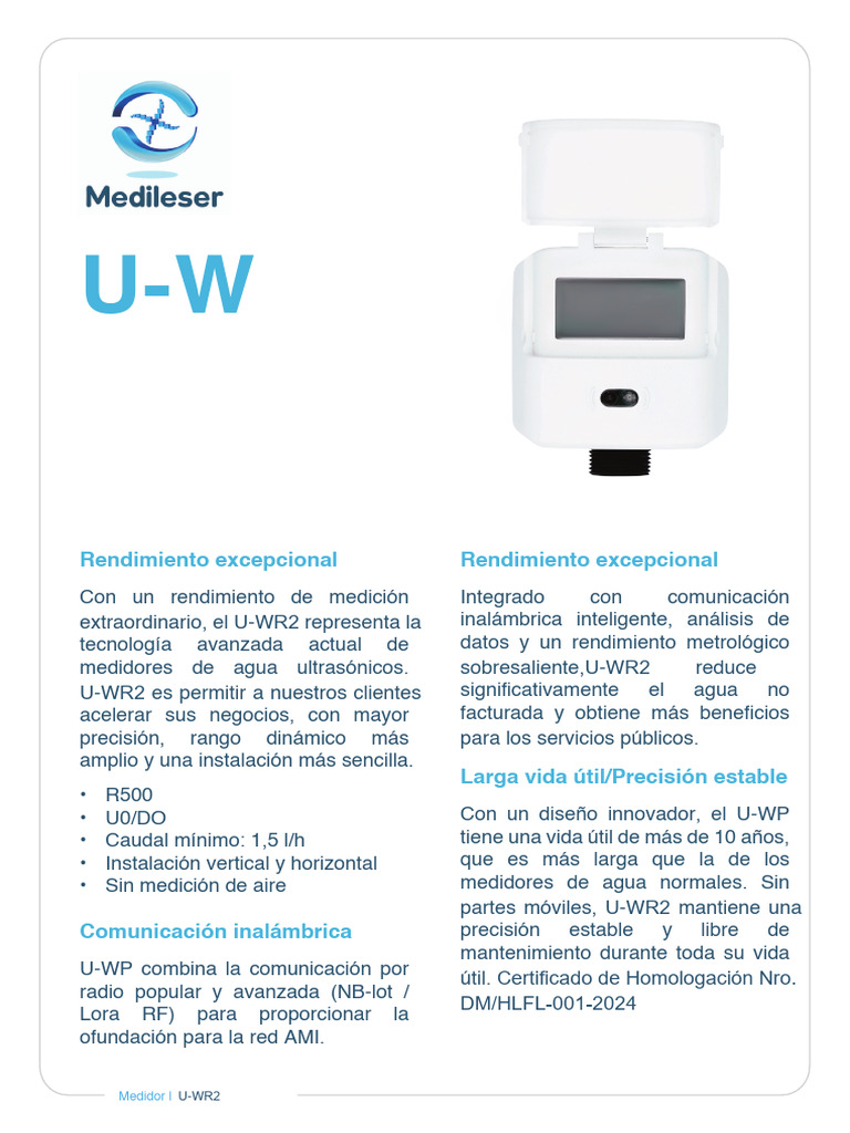 U-WR2-ficha Tecnica | PDF | Electrónica