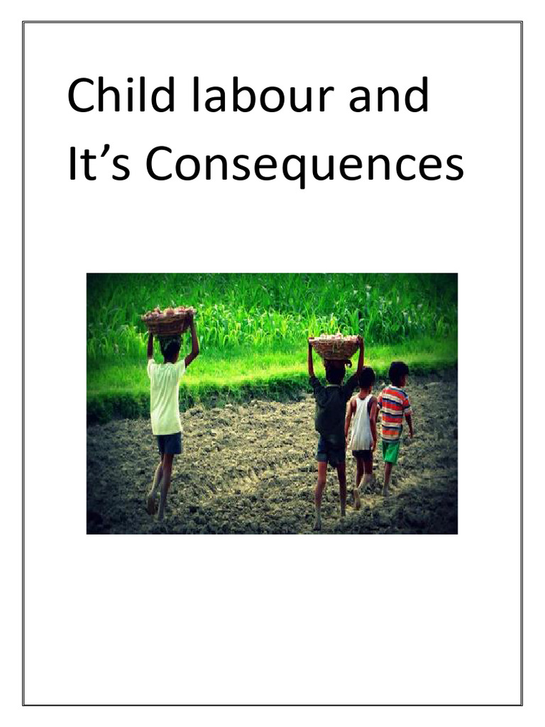 Child Labour and Its Consequences | PDF