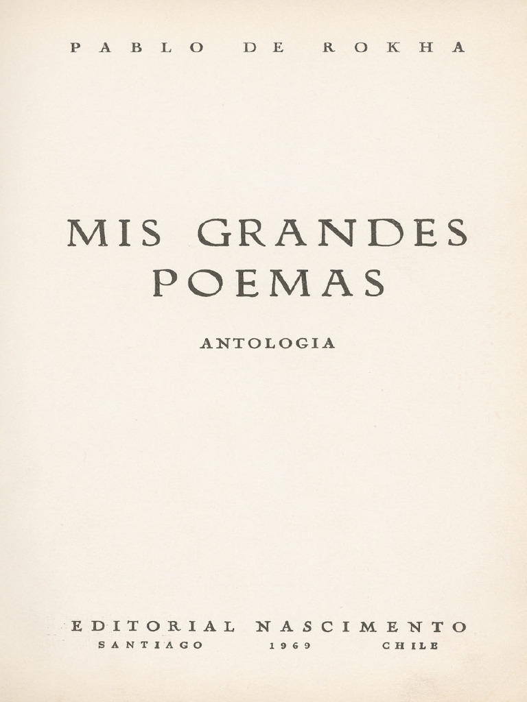 Pablo de Rokha - Oceanía de Valparaíso | PDF | Clásicos