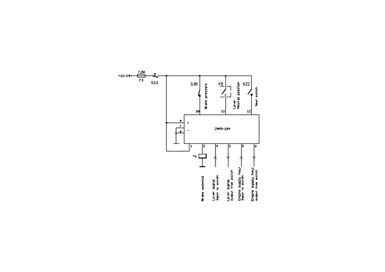 Zapo 104 Connection Diagram | PDF