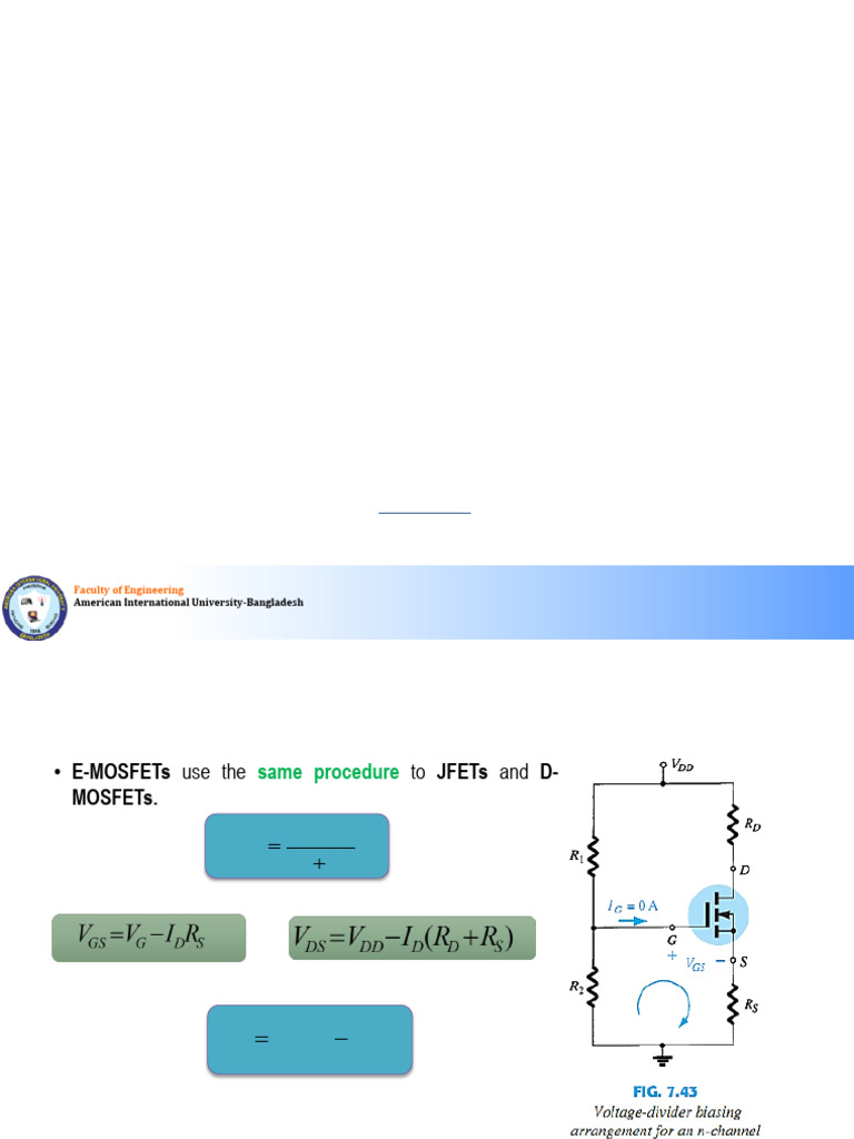 ED - Final Lecture-8 | PDF | Field Effect Transistor | Electronic Design