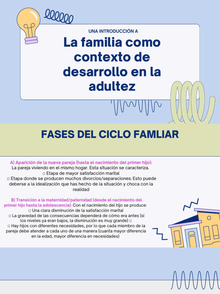 La Familia Como Contexto de Desarrollo en La Adultez | PDF | Adultos | Teoría de apego