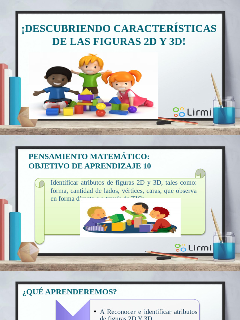 Figuras 2d y Cuerpos 3d Características | PDF | Rectángulo | Triángulo