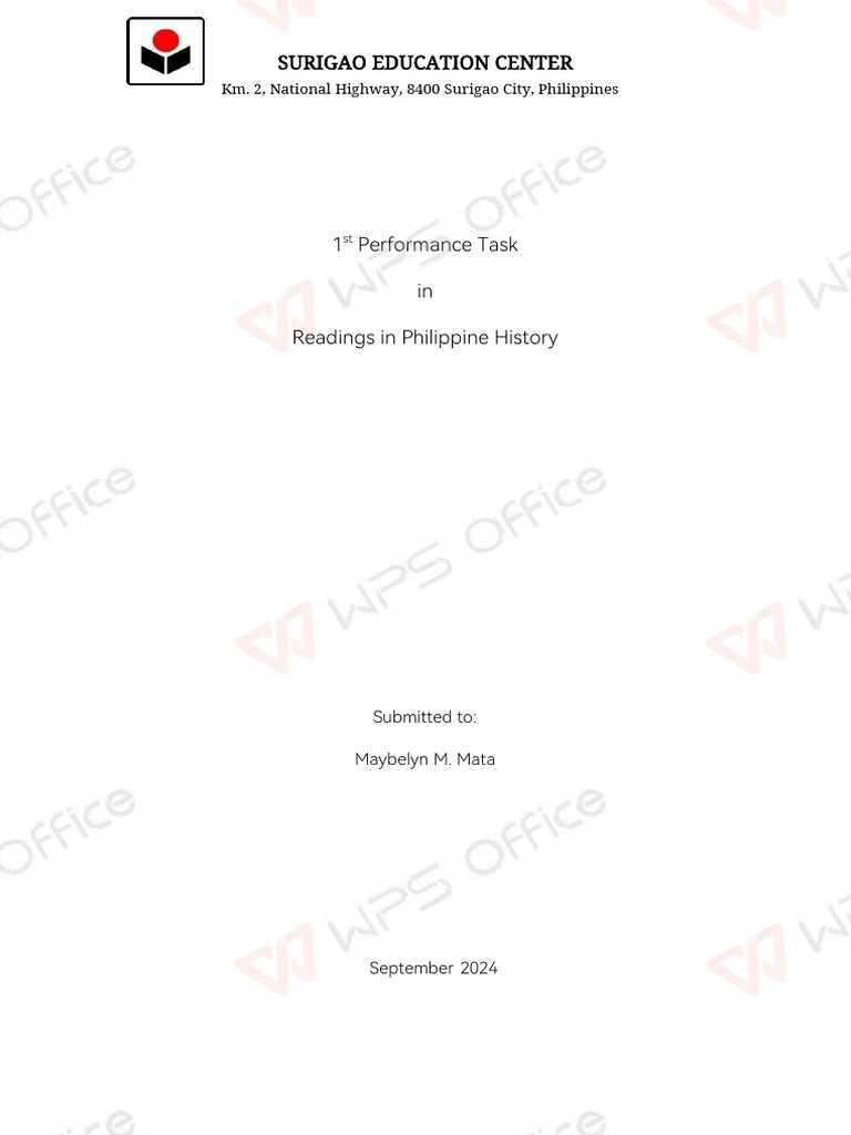 1st Performance Task | PDF