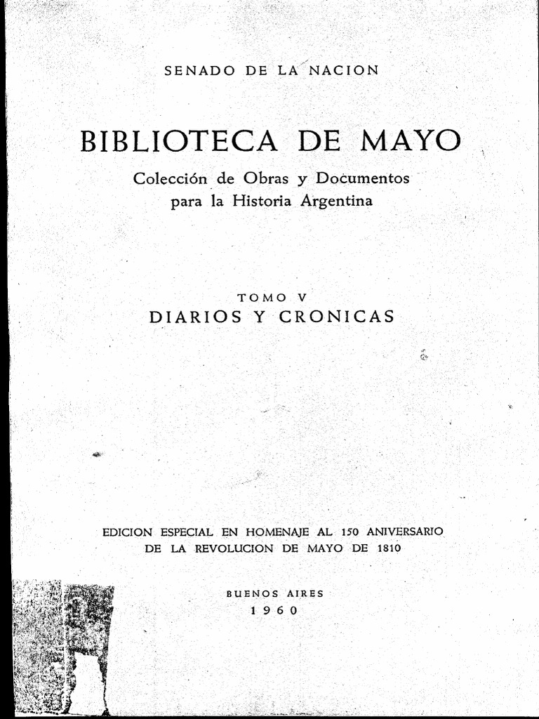 Biblioteca de Mayo Tomo 5 | PDF