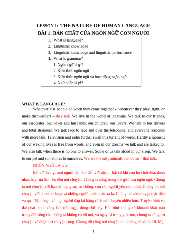 An Introduction To Language | PDF