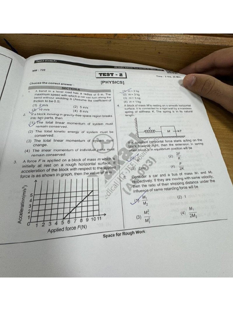 AIATS 02? Code - F | PDF
