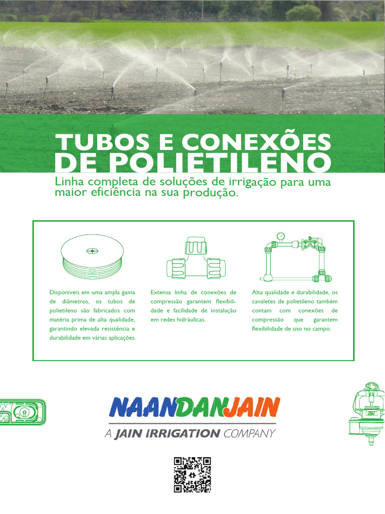 Catalogo NaanDanJain Tubos Conexoes Polietileno | PDF | Irrigação ...