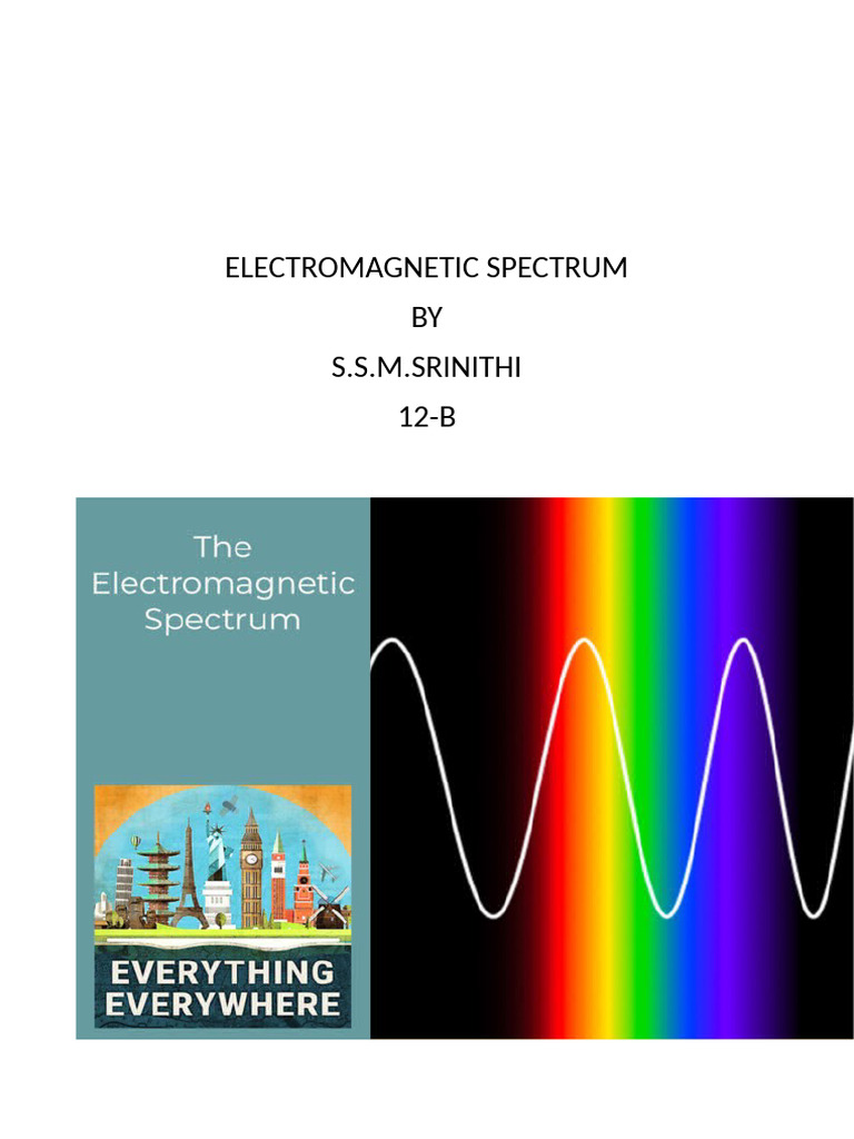 Electromagnetic Spectrum | PDF | Ultraviolet | Infrared