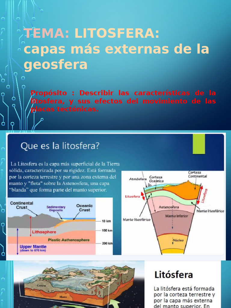 LITOSFERA | PDF | Ciencias sociales