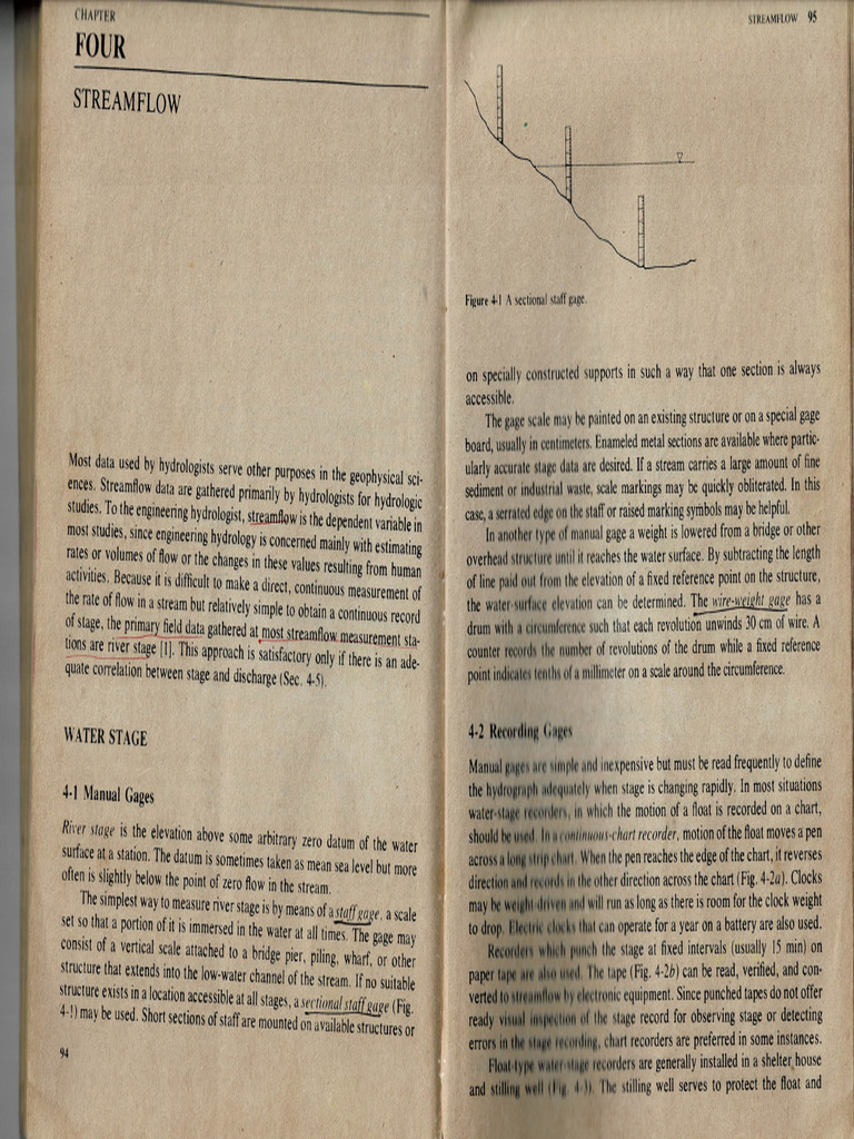 Chapter 4 STREAMFLOW | PDF