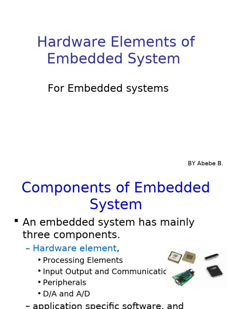 CH 3 | PDF | Microcontroller | Random Access Memory