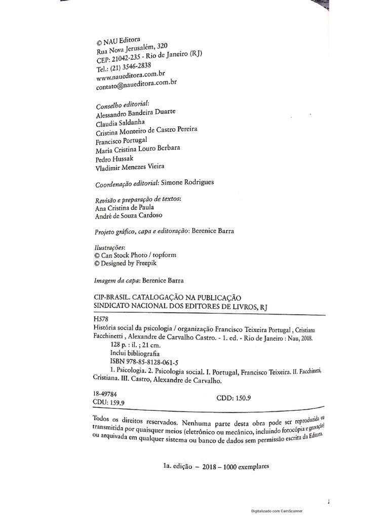 CAp - Tulo 1 - Por Que Fazer Uma Hist - Ria Social Da Psicologia | PDF