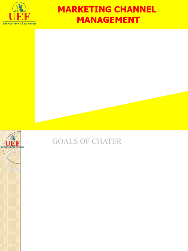 Chapter 7-Use Marketing Mix Tools in Distribution Channel Management ...