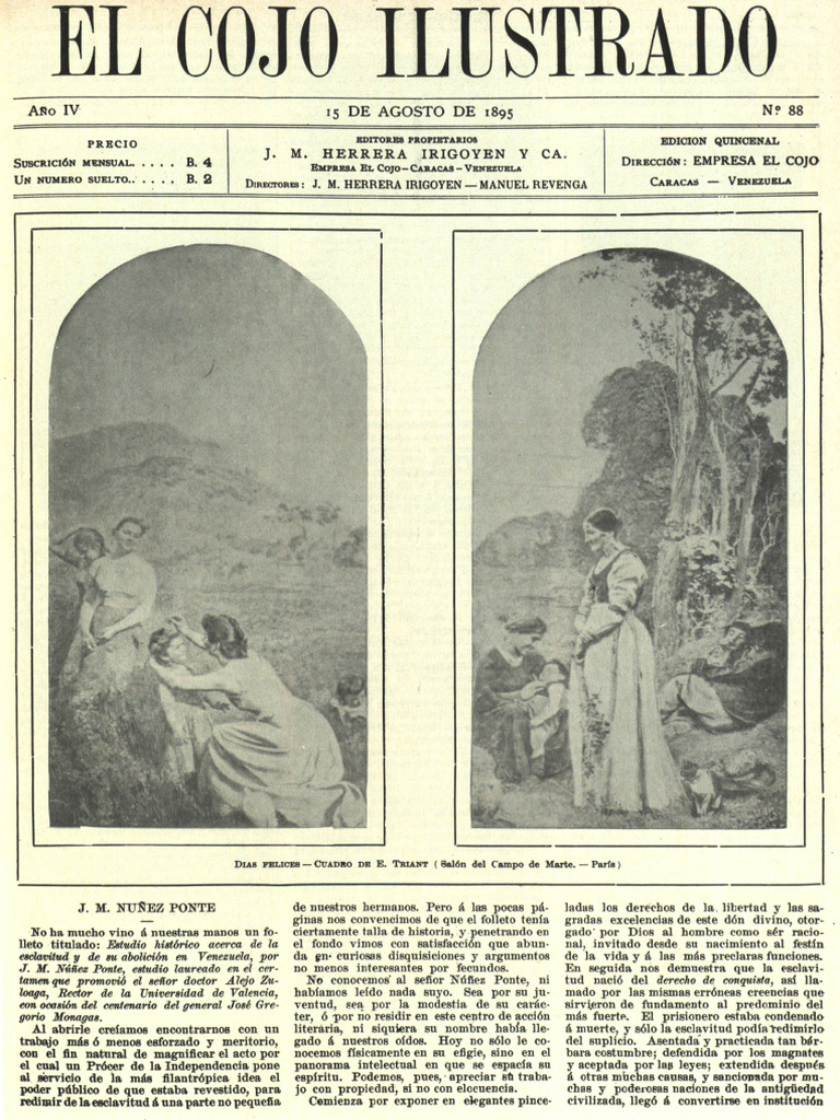 El Cojo Ilustrado 15-08-1895 | PDF