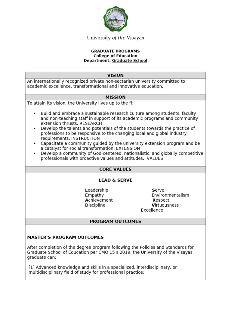 SYLLABUS FOR ELM 513 School Operation and Resource Management | PDF | Interdisciplinarity ...
