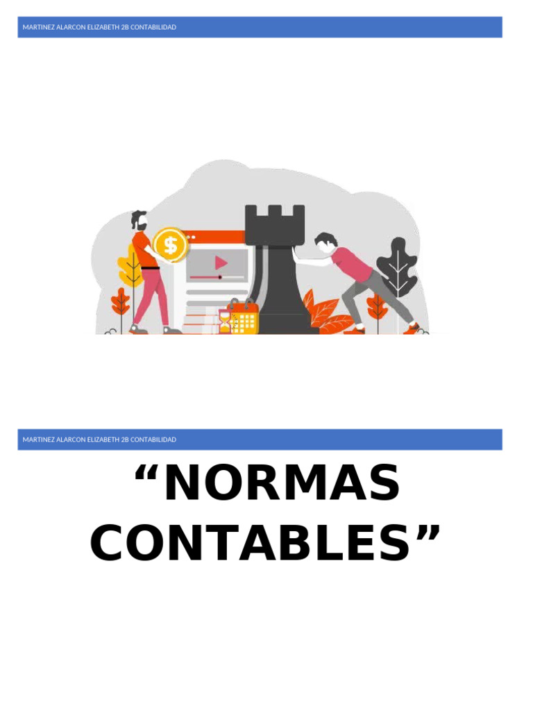 Normas Contables | PDF | Contabilidad | Estado financiero
