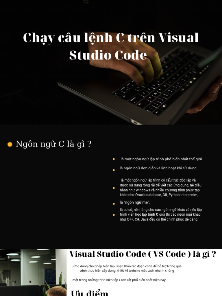 Chạy câu lệnh C trên Visual Studio Code | PDF