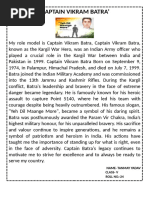 Captain Vikram Batra | PDF | Courage | Military