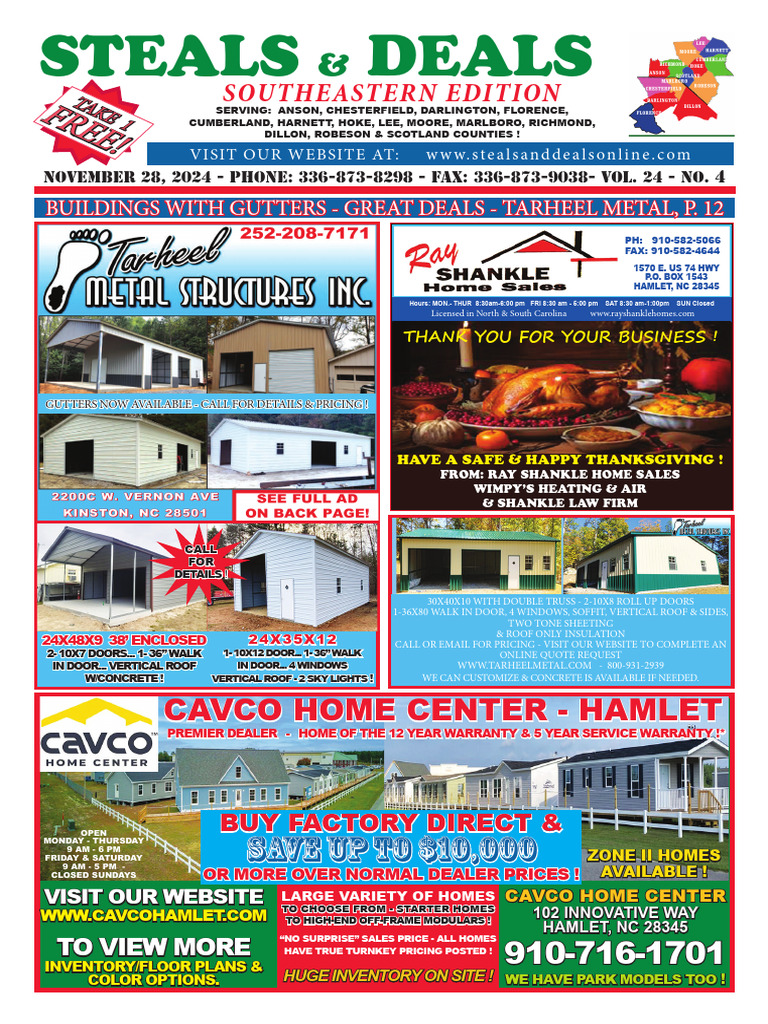 Steals & Deals Southeastern Edition 11-28-24 | PDF | Roof | Automotive ...