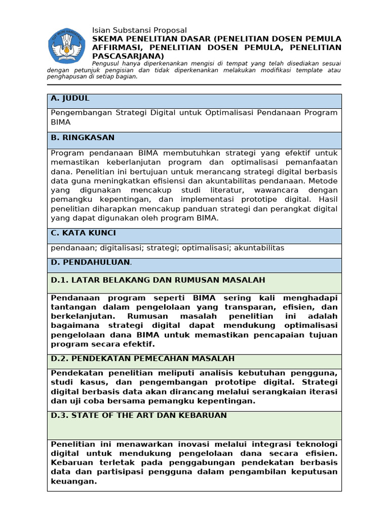 PTM Template 2024 | PDF | Bisnis | Seni