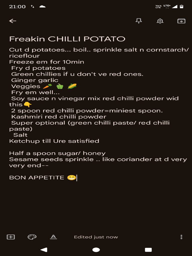 A Quick Recipe | PDF