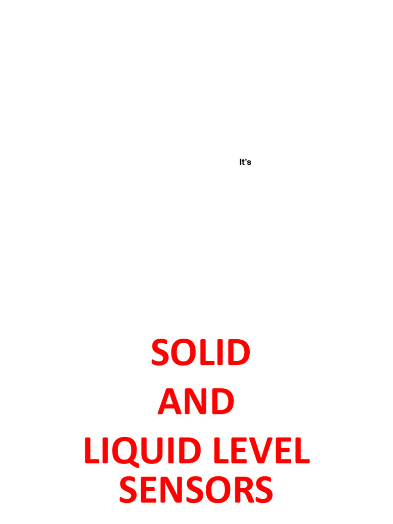 SOLID AND LIQUID LEVEL | PDF | Pressure Measurement | Buoyancy