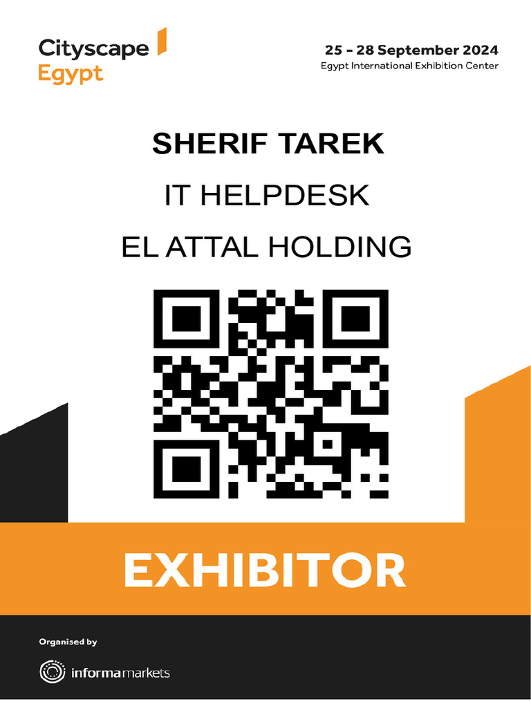 Sherif Tarek: El Attal Holding It Helpdesk | PDF