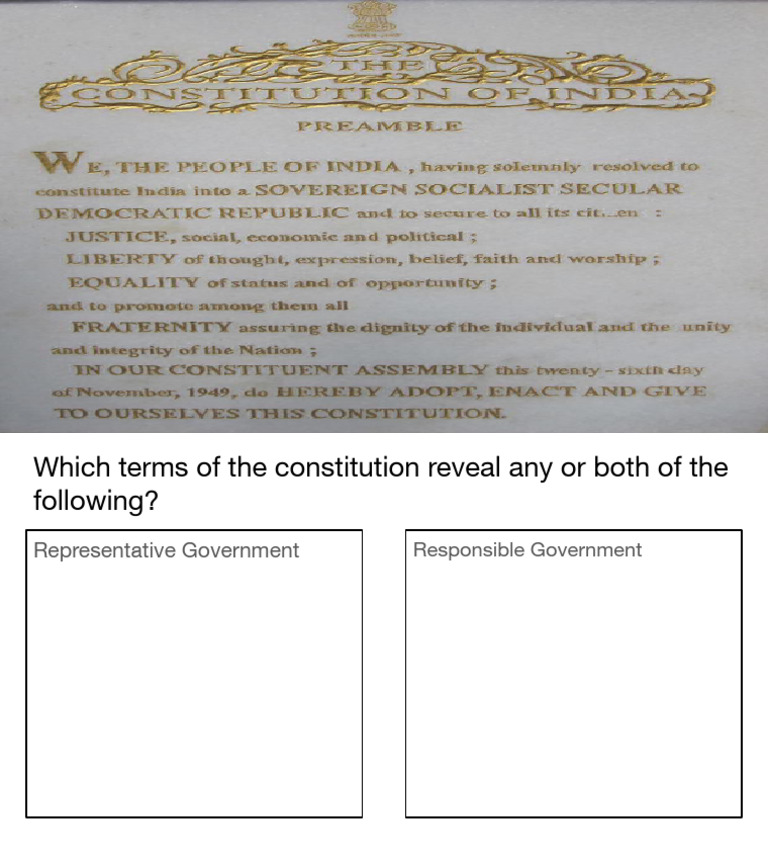 Preamble PPT | PDF | Politics