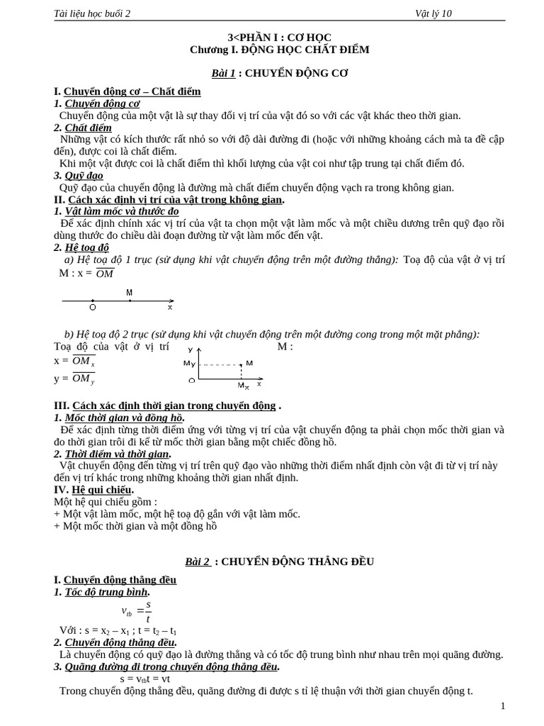 VẬT LÝ 10 LT&BT | PDF