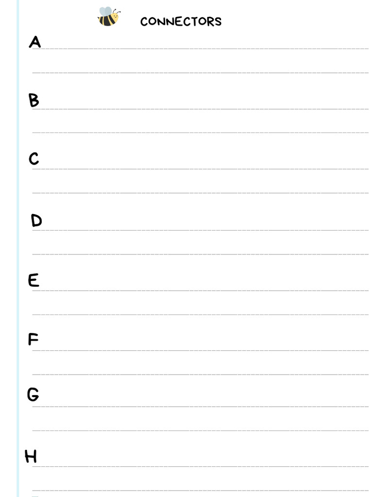 Connectors Little Workbook | PDF | Language Arts & Discipline