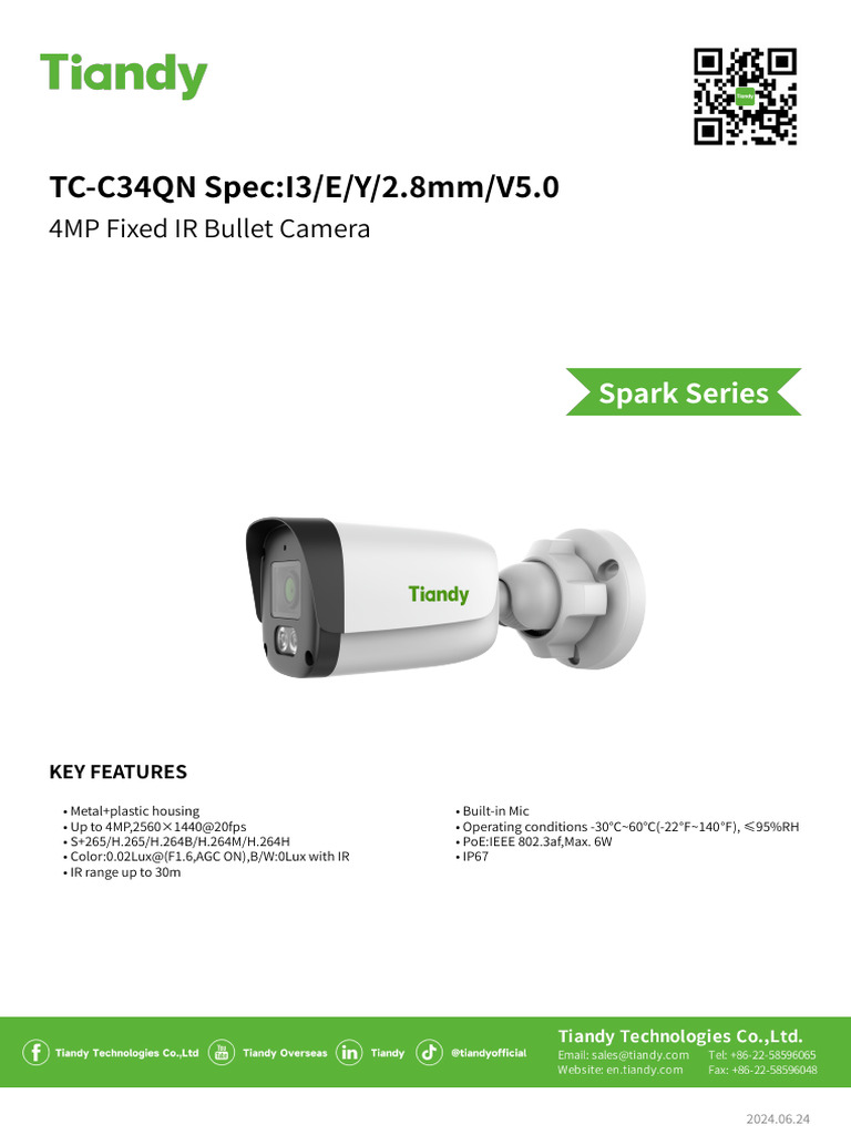 TC-C34QN I3EY2.8mmV5.0 - en | PDF | Camera Lens | Camera