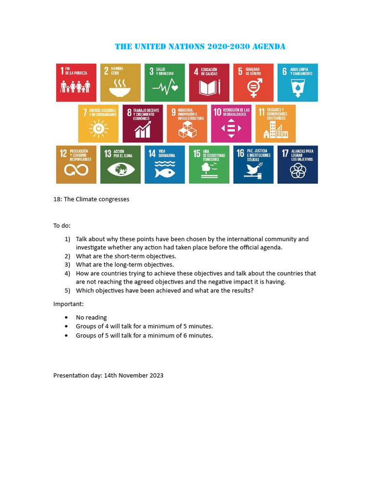 The United Nations 2020 | PDF