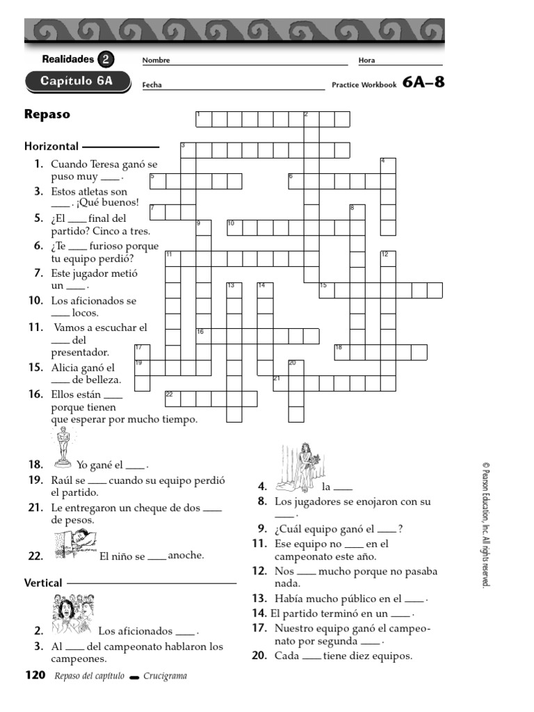 Realidades 2 Practice Workbook (6A) - 124 | PDF