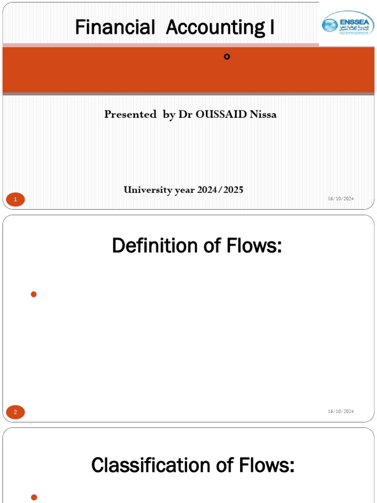 Chapter N°02 Flows and Their Recording | PDF | Receipt | Invoice