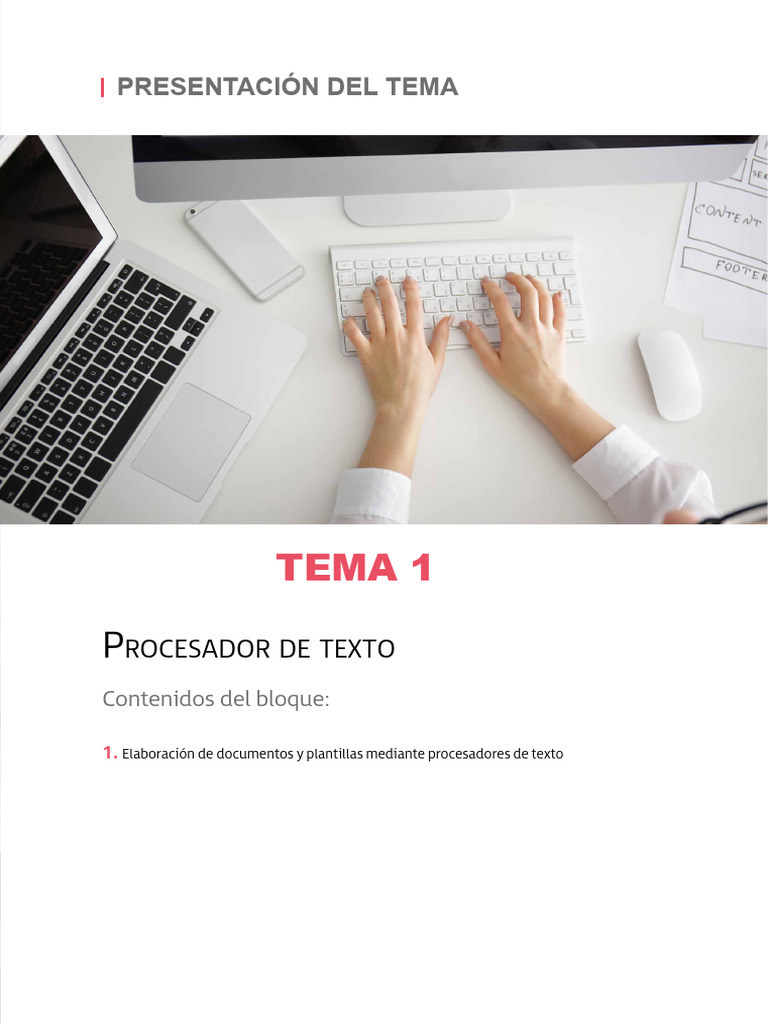 TR Opt Ofi Tema 1 Word | PDF | Archivo de computadora | Procesador de textos