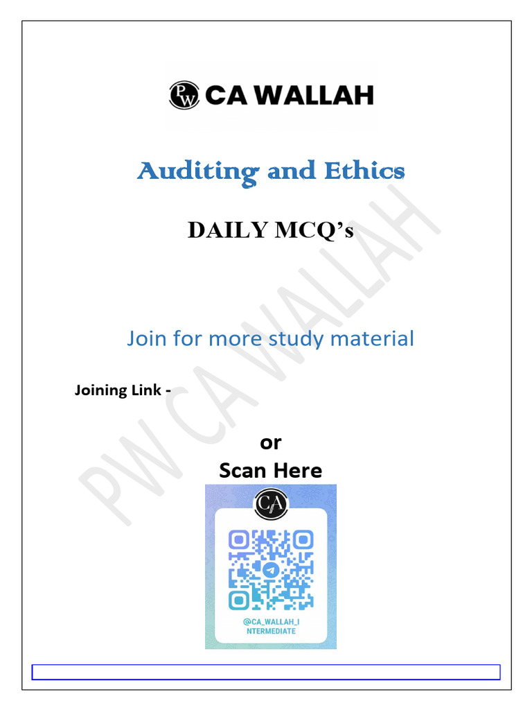 Audit G2 DPQ 1 | PDF | Audit | Internal Control