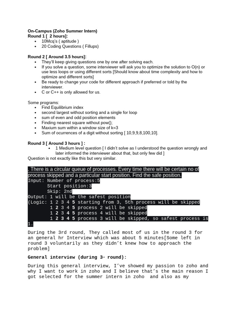 zoho | PDF | Parsing | Databases