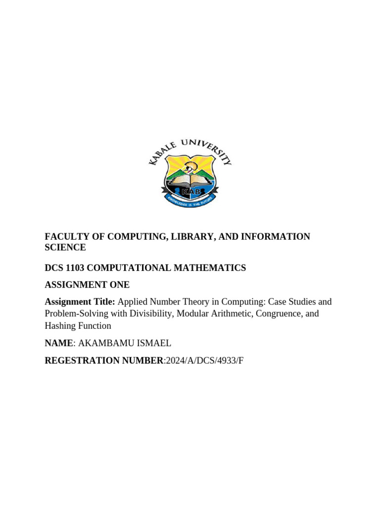 Ismaeel | PDF | Mathematics | Computing