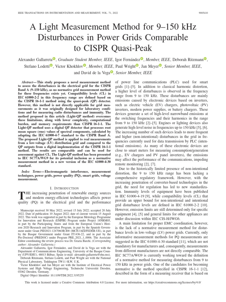 Power Grid Disturbance Method | PDF | Spectral Density | Discrete ...