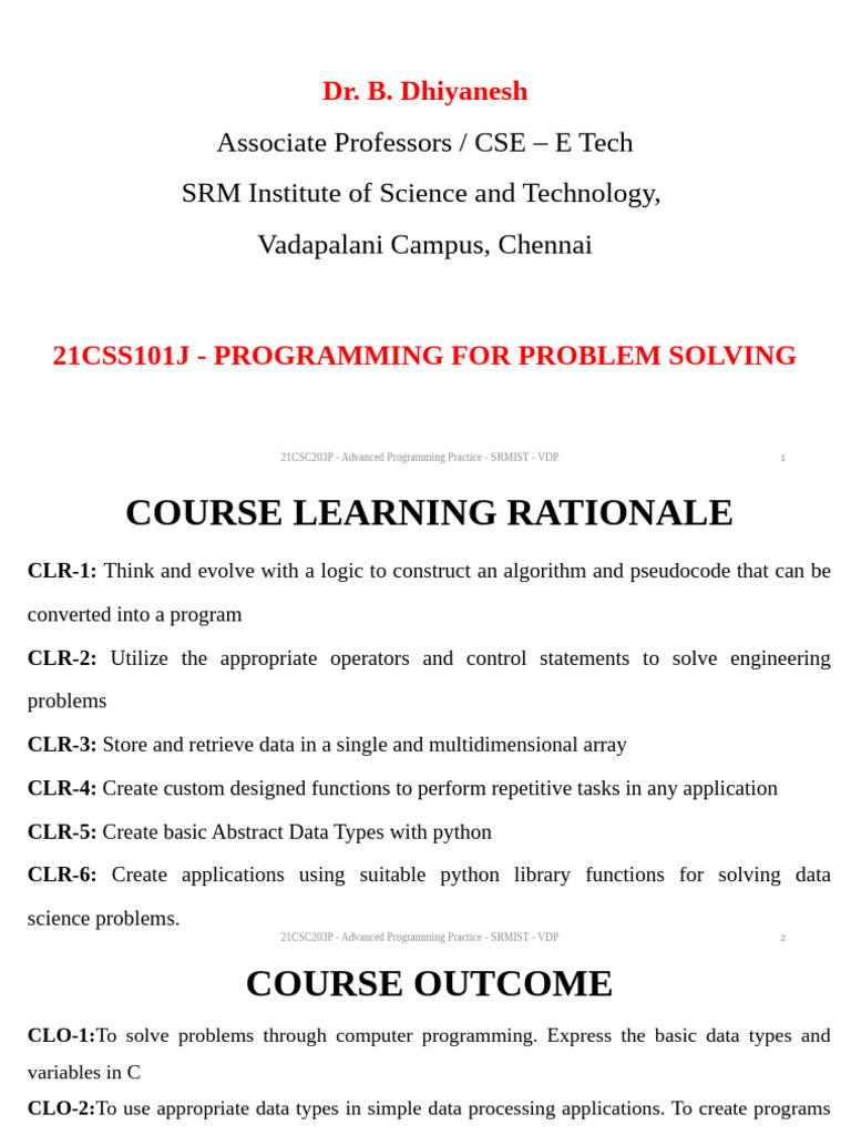 Unit - IV | PDF | Data Type | Control Flow
