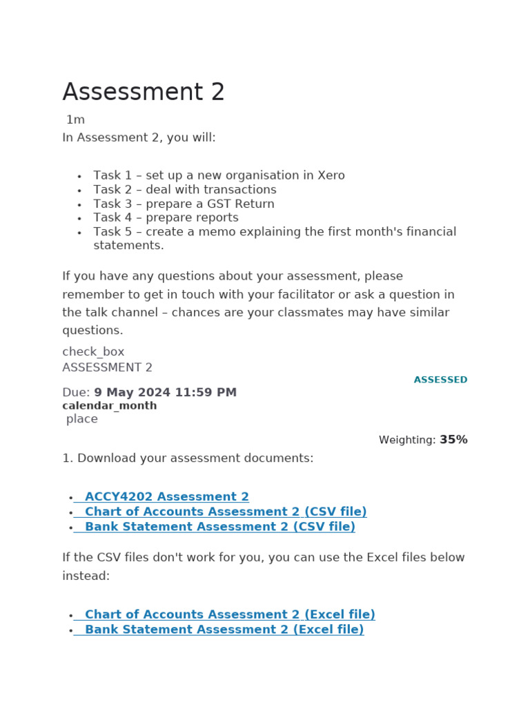 01 - Assessment 2 Guide | PDF | Career & Growth | Business