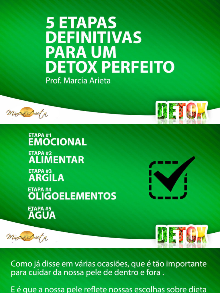 EBOOK 5 ETAPAS DETOX PERFEITO Marcia Arieta 2018 Compressed | PDF