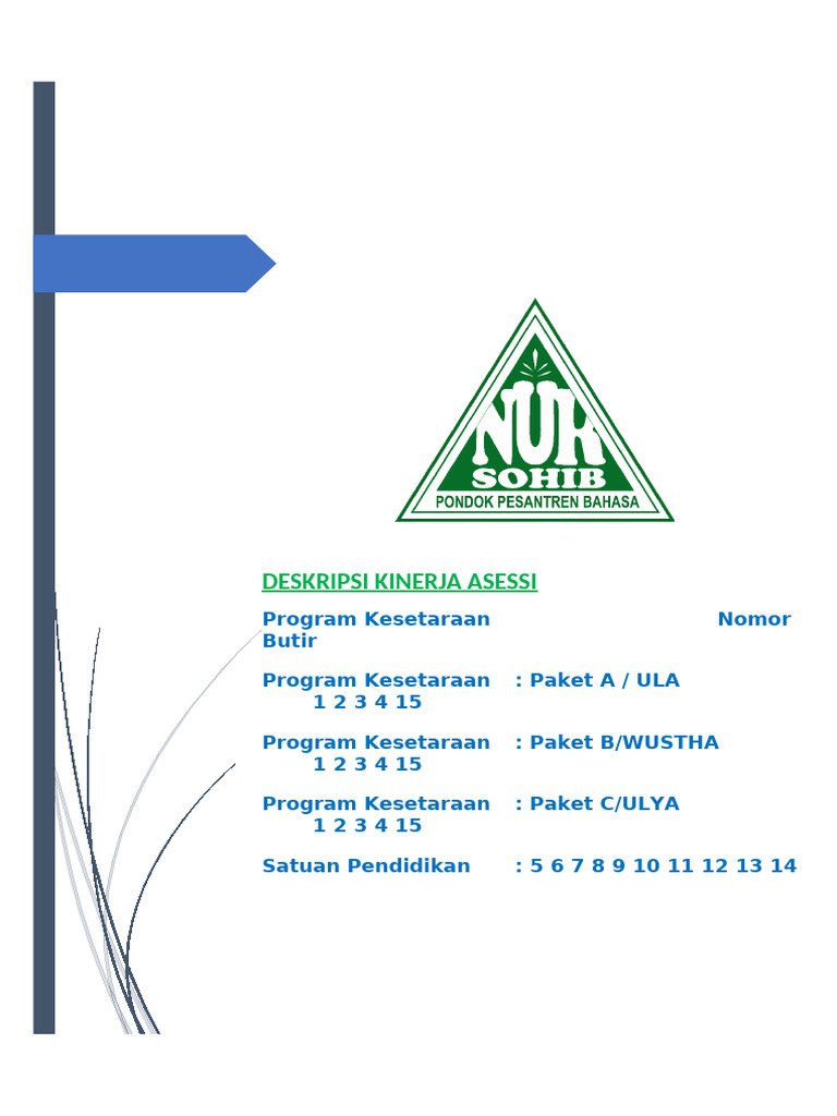 Dka Pps Nur Sohib Ula Wustha Dan Ulya | PDF