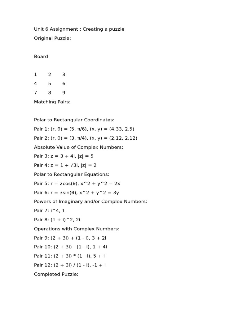 Unit 6 | PDF | Science & Mathematics