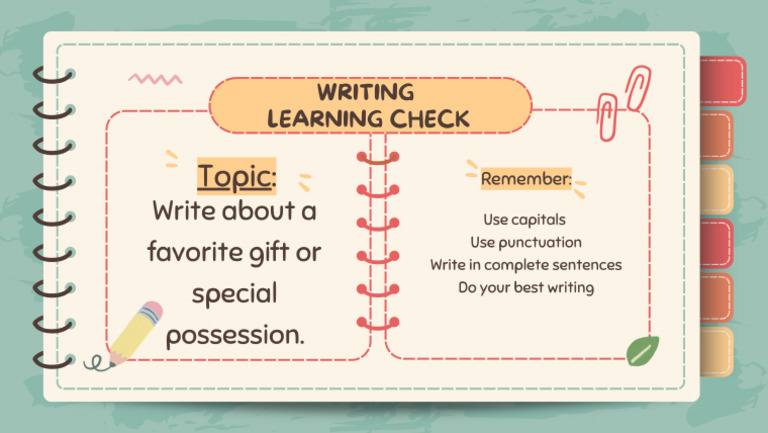 Writing Sample Pre Assessment | PDF