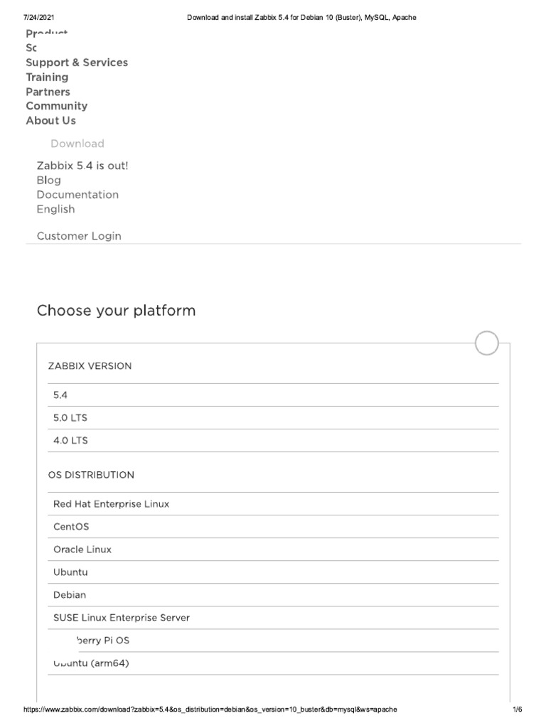 and Install Zabbix 5 | PDF