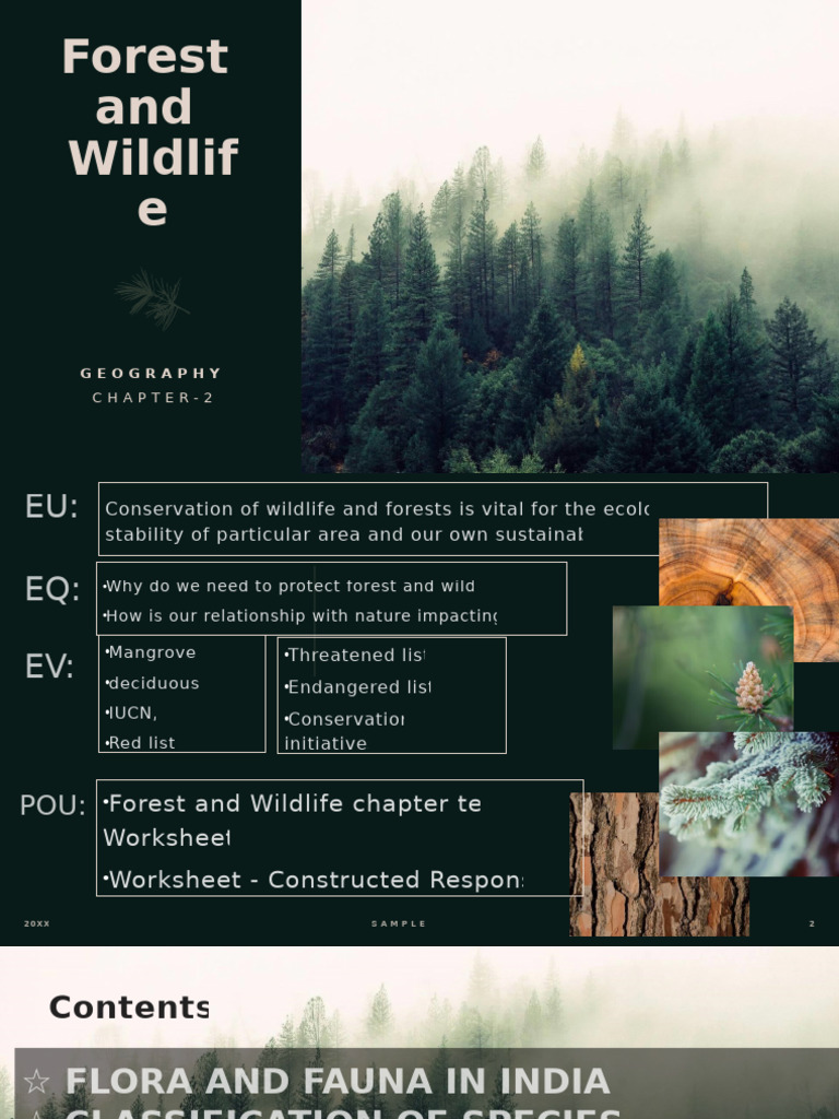 Conservation of Forests and Wildlife in India | PDF | Conservation ...