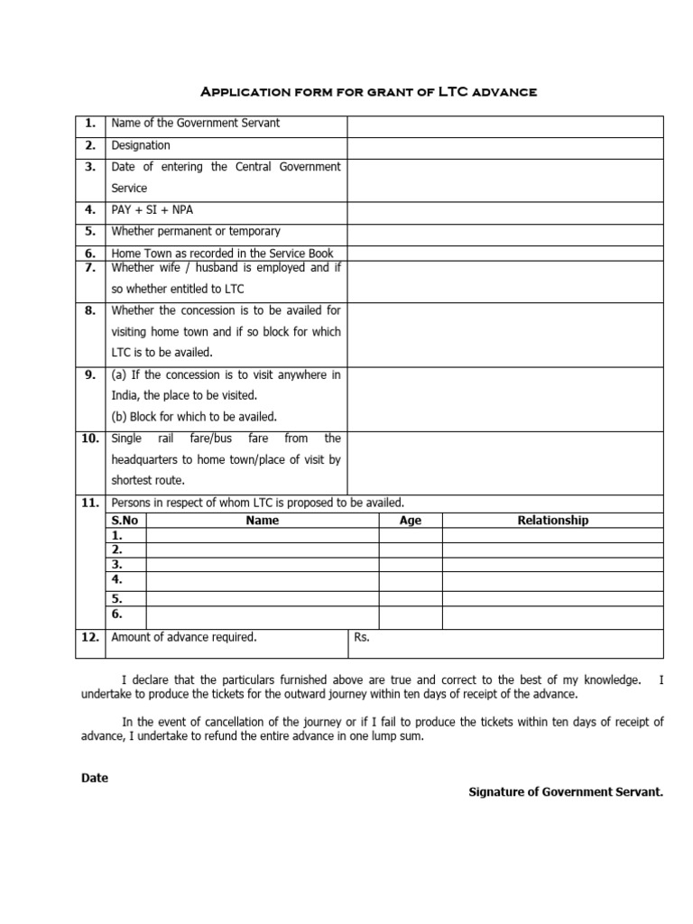 LTC Advance REIMBURSEMENT | PDF | Business
