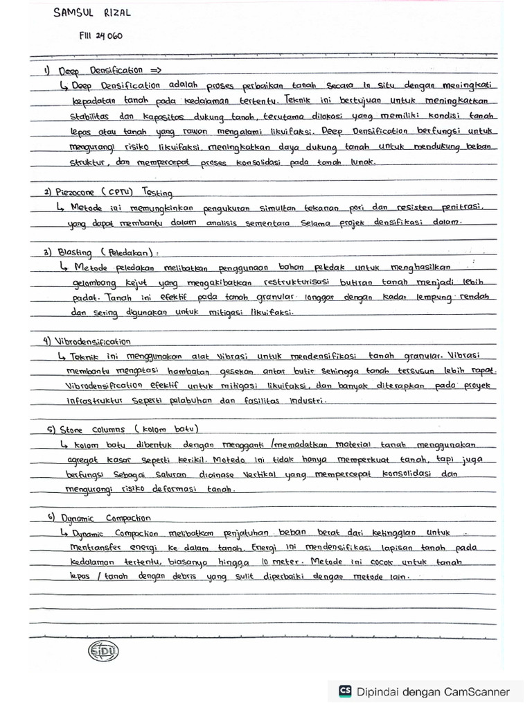 Samsul Rizal F11122067 Rangkuman Likuifaksi | PDF